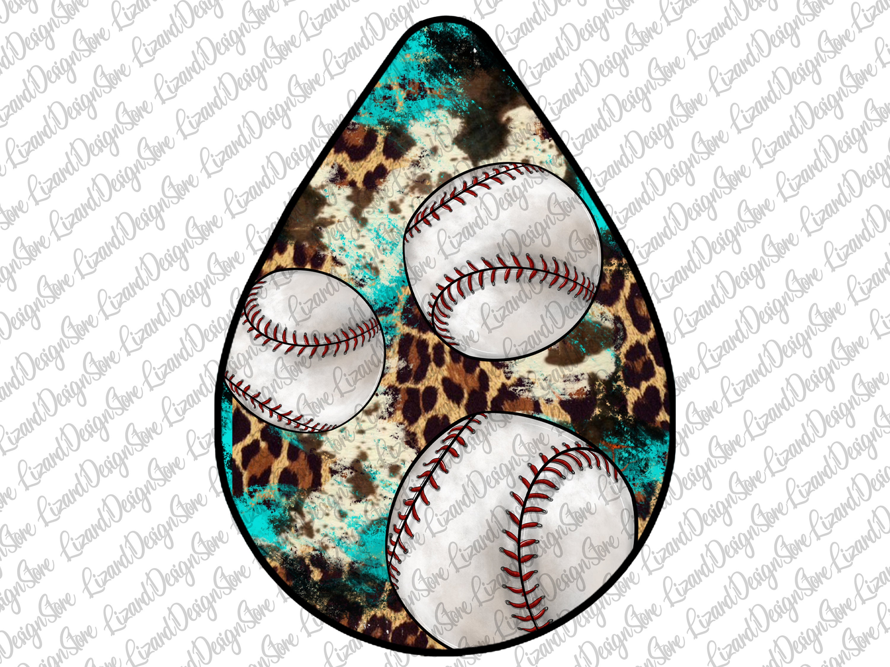 Sport Teardrop Bundle Png File, Baseball Teardrop Earrings, Softball ...