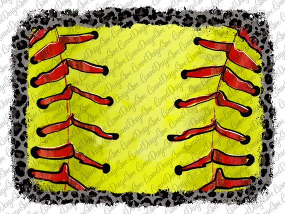 Distressed Softball Frame Design Background PNG Design | Etsy