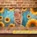 Western Pig License Plate Png Sublimation Design, Sunflower, Pig ...