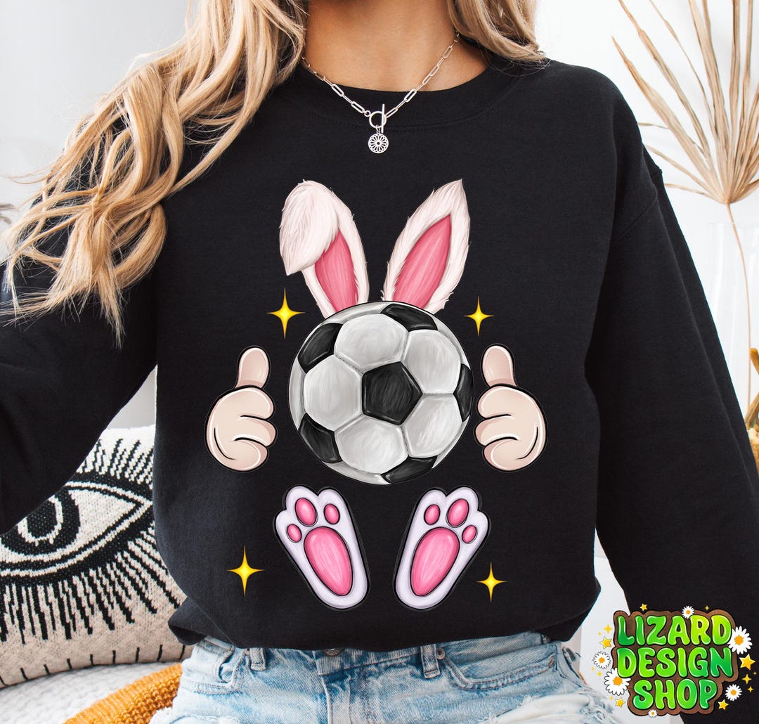 Soccer Easter Bunny Png Sublimation Design, Easter Bunny Png, Soccer ...