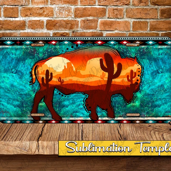 Aztec License Plate - Etsy