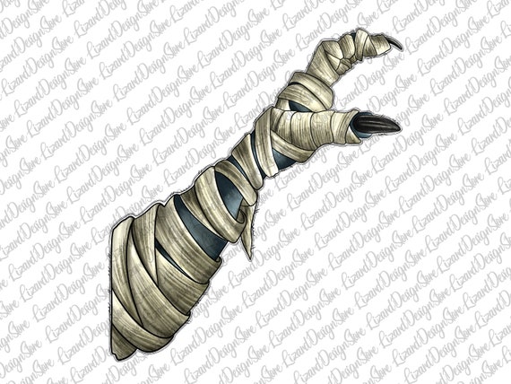 Mummy Hand Design Png Halloween Designmummy Designhalloween - Etsy