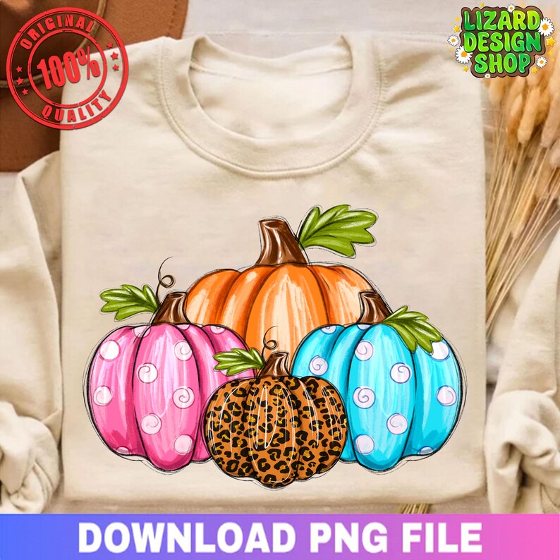 Fall Pumpkins Png, Leopard Pumpkins Png, Leopard Png, Watercolor ...