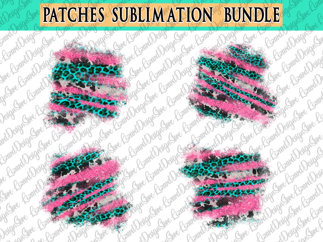 Pink Glitter Leopard Patch Png, Leopard Pink Patch Png, Leopard Print ...