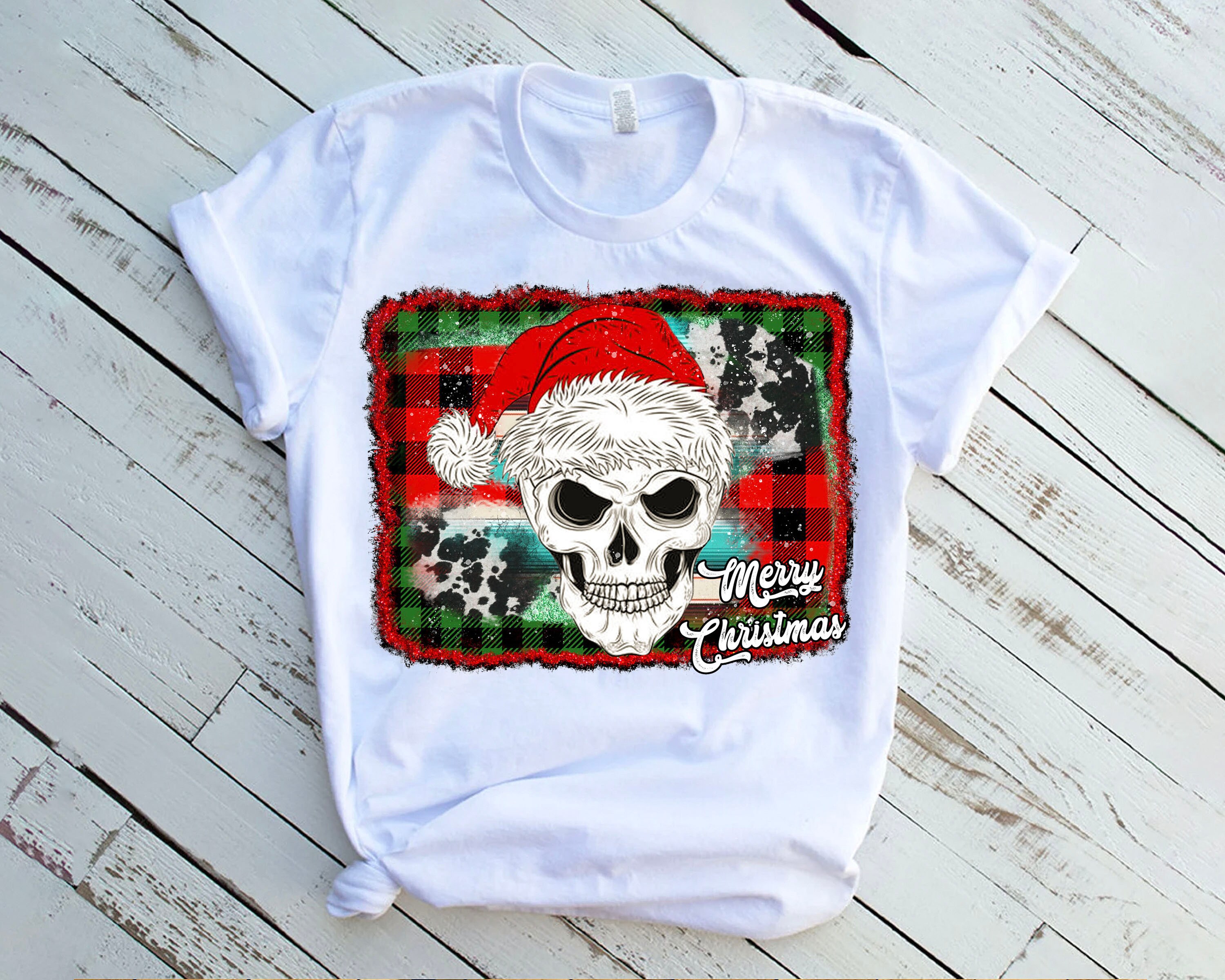 Merry Christmas Skeleton PNG Skeleton Christmas Design | Etsy