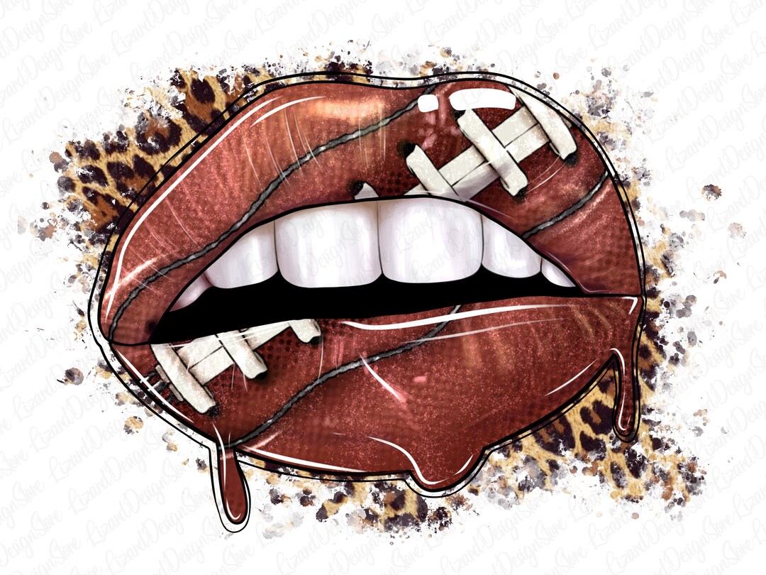 Football Lip Png Sublimation Design Download, Sport Lip Png, Football ...