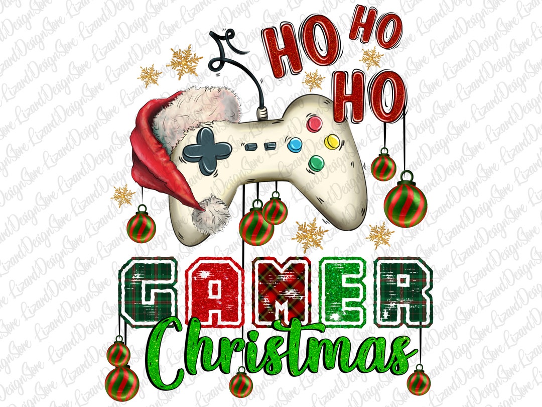 Christmas Gaming, Christmas Kids Gamer Png, Gamer Christmas Png, Video ...