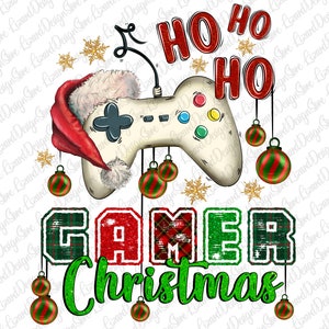 Christmas Gaming, Christmas Kids Gamer Png, Gamer Christmas Png, Video ...