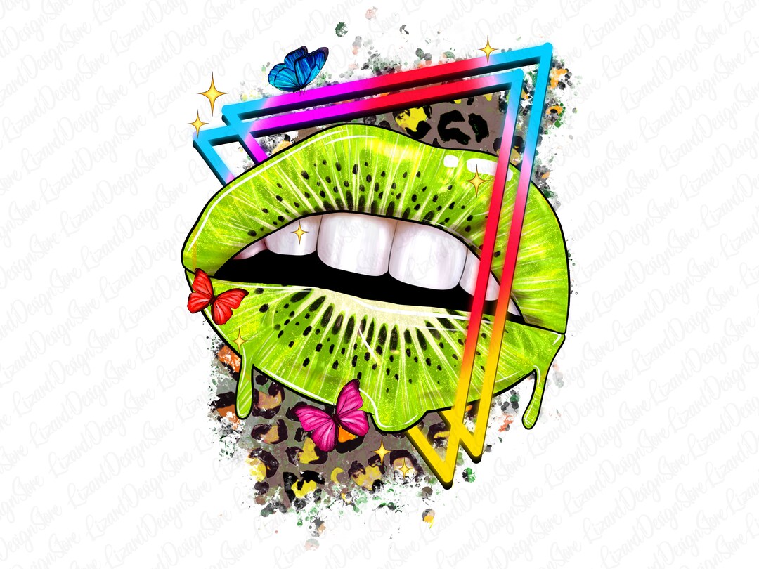 Summer Kiwi Lips Png, Summer Lips Png, Summer Png Design, Summer Vibes ...