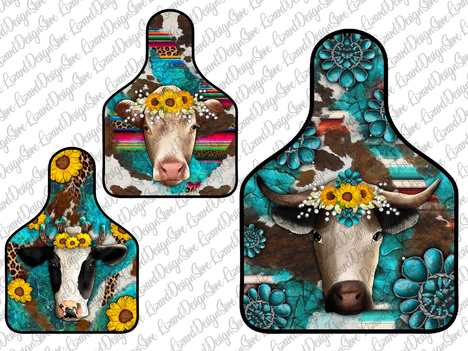 Western Cow Show Tag Png Cow Tag Cowhide Cow Bundle Png - Etsy