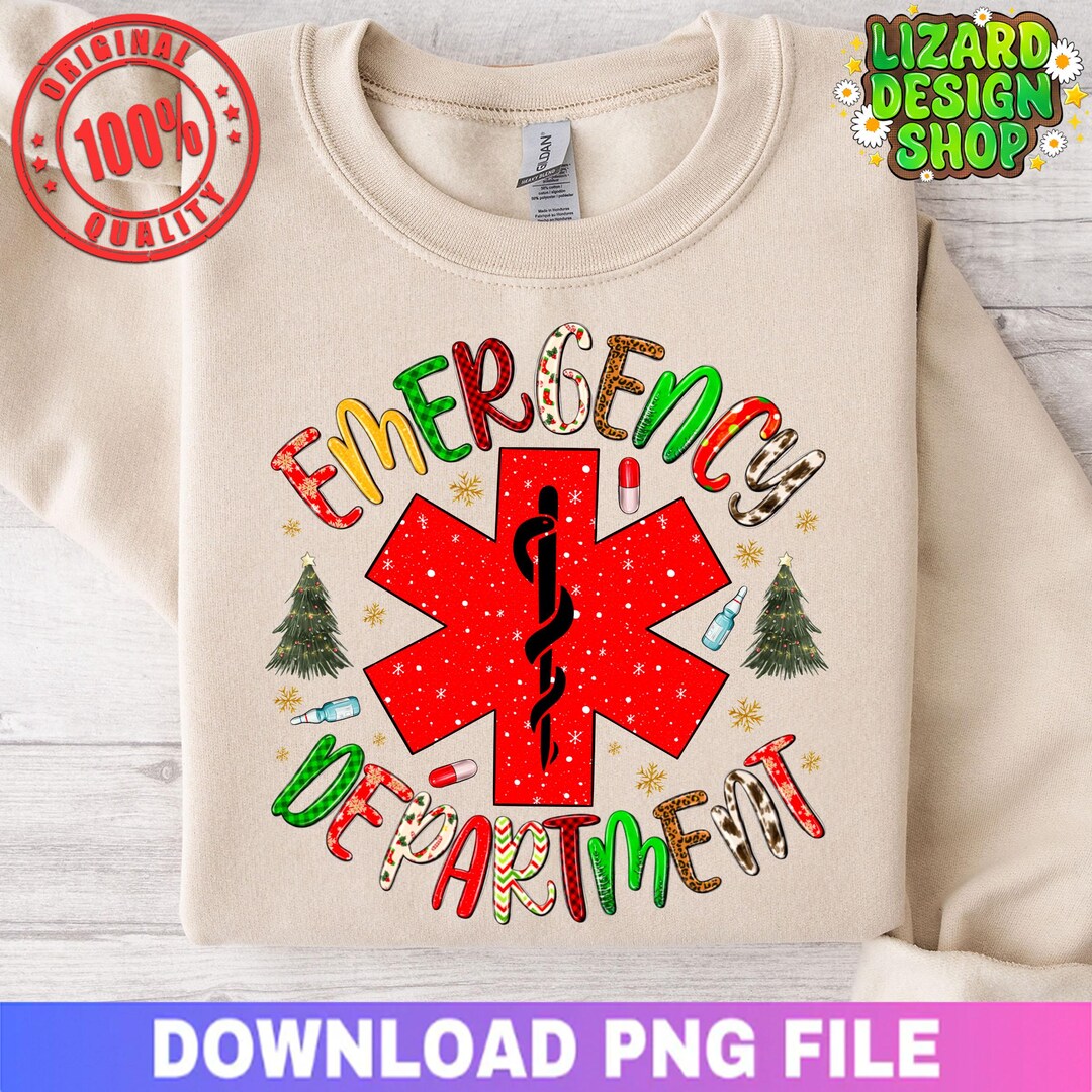 Emergency Department Christmas Png,nurse Christmas Png, ER Nurse Png ...