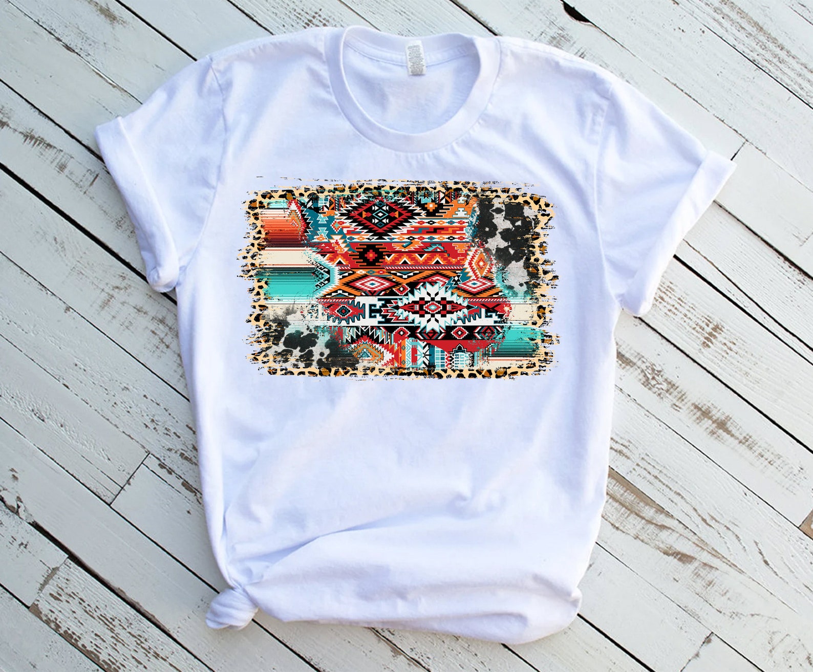 Serape Aztec Leoaprd Background Png Serape Aztec Sublimation - Etsy