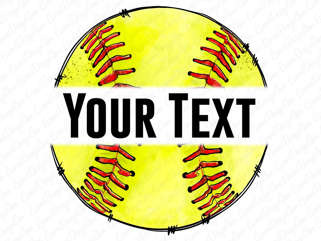 Softball Png,softball Sublimation Design,softball Clipart,softball ...