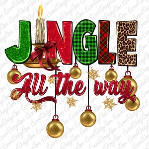 Jingle All the Way Png Sublimation Design,western Christmas Png,happy ...
