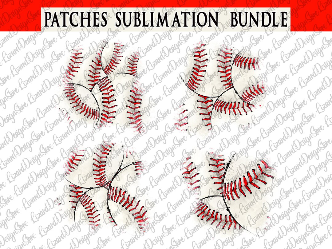 Baseball Patch PNG Bundle Sublimation Design, Sports Patches,western ...