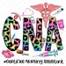 Nurse CNA Png Sublimation Design Download, Nurse Life Png, Nursing Png ...