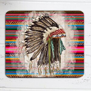Indian Headdress Mouse Pad Png Indian Headdress Png Serape - Etsy