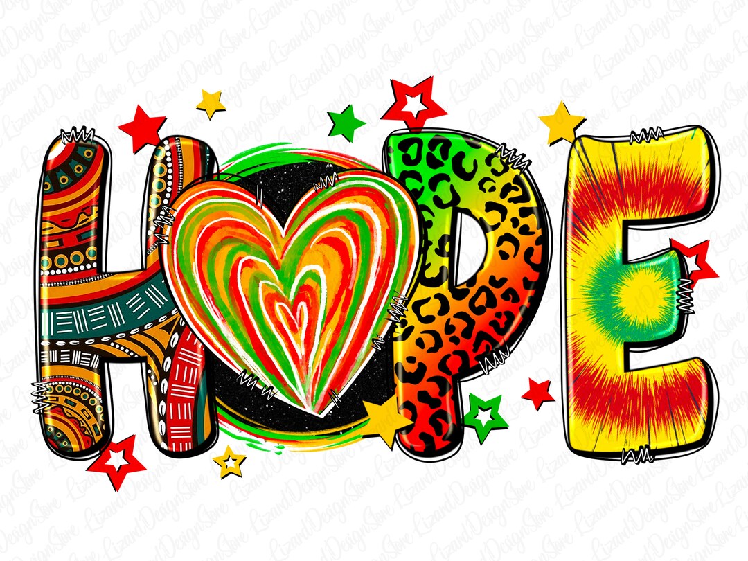 Juneteenth Hope Png Sublimation Design Download, Juneteenth Png, Black ...