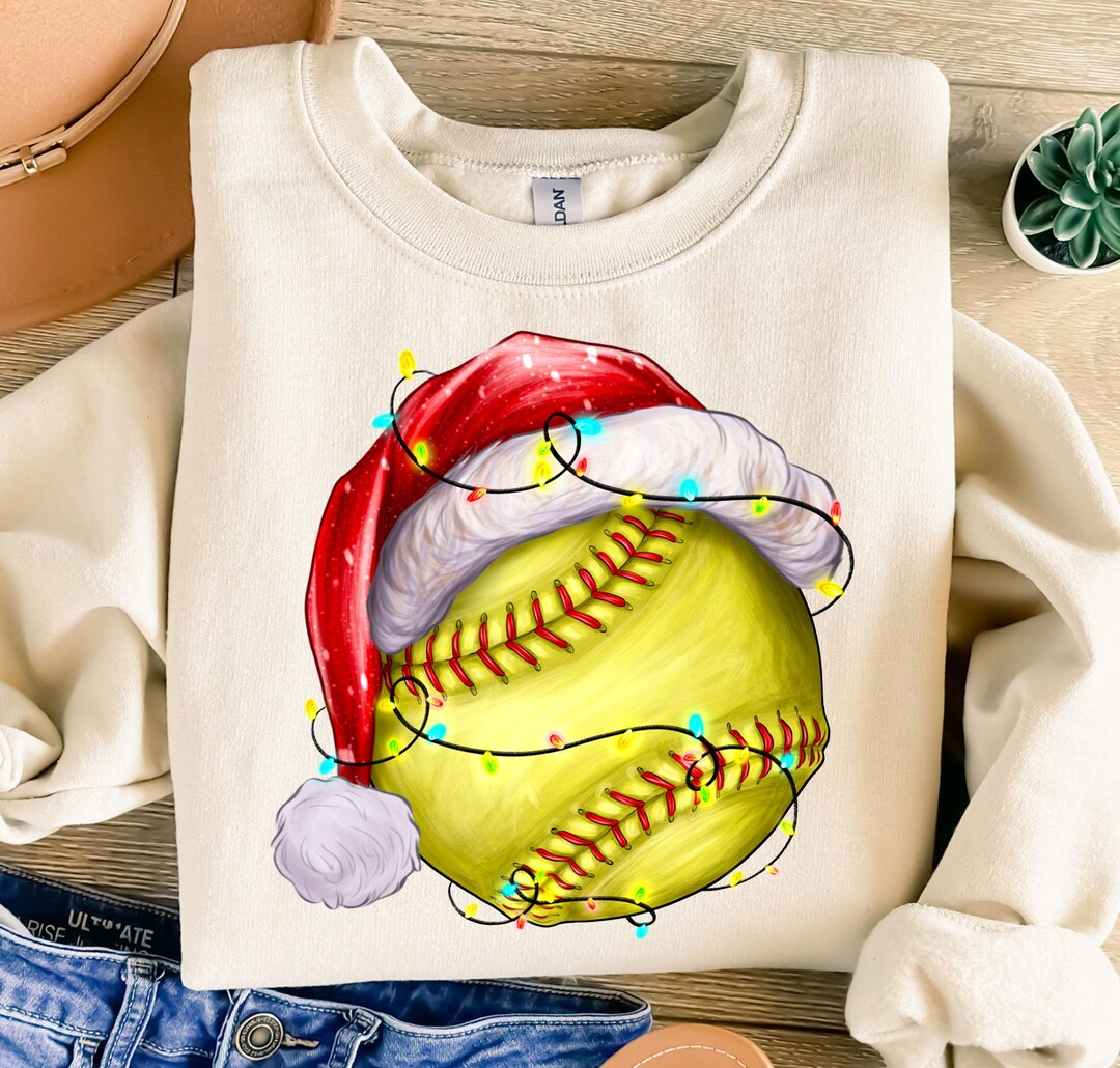 Christmas Softball Ball Png, Christmas Softball Png, Softball Png ...