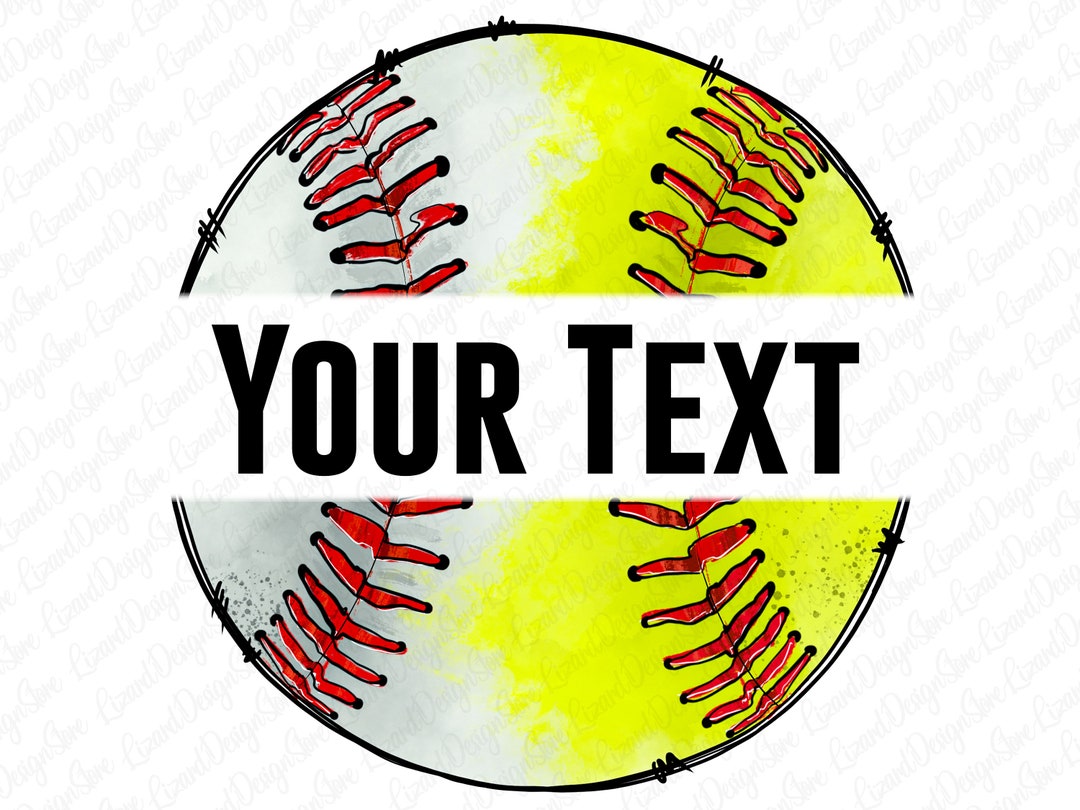 Baseball and Softball Png, Softball Sublimation Design,softball Clipart ...