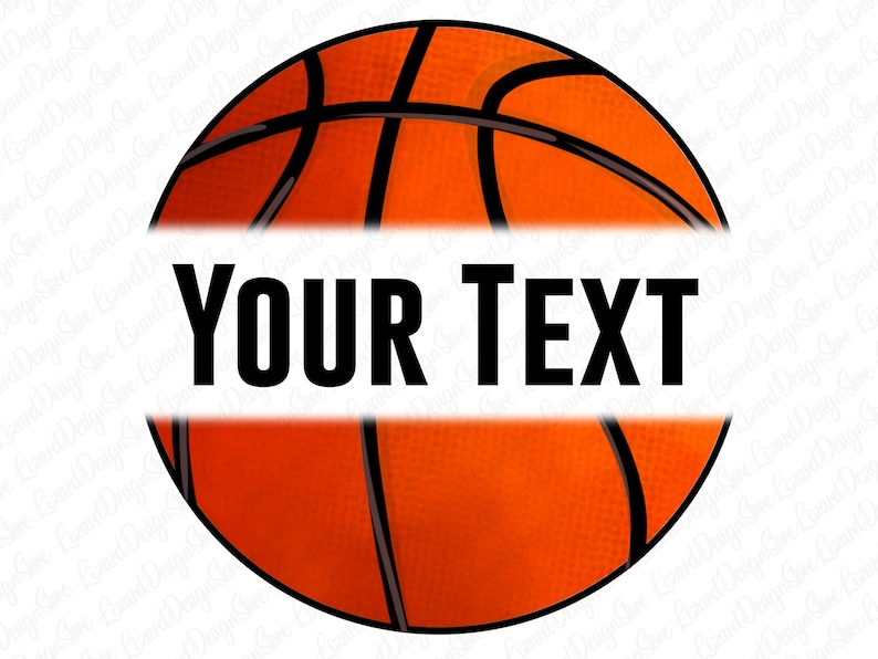 Basketball Split Name Frame Png Clipart Image, Basketball Ball Png ...