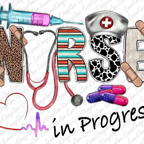 Nursing in Progress Png - Etsy
