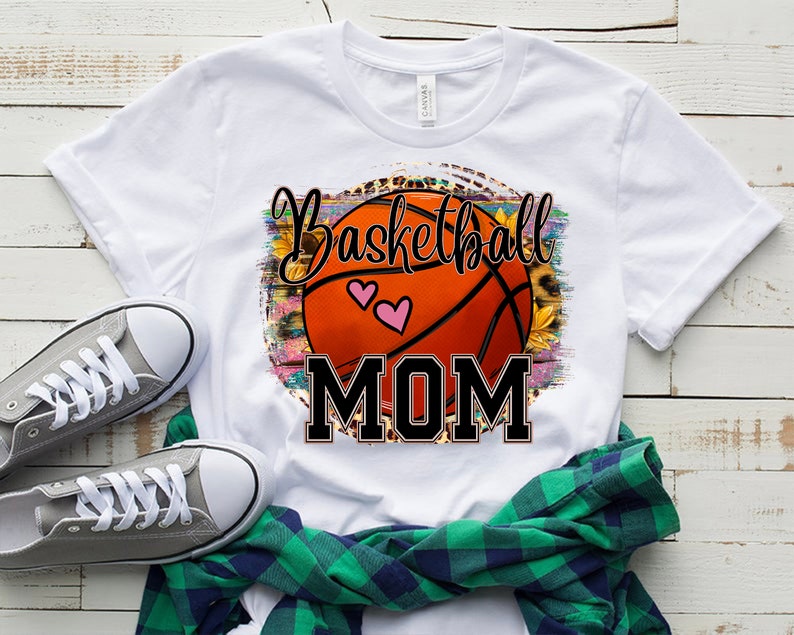 Basketball Mom PNG Basketball Mom Leopard Design Basketbal - Etsy