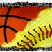 Basketball and Softball Background Design, Basketbal Png, Softball Png ...