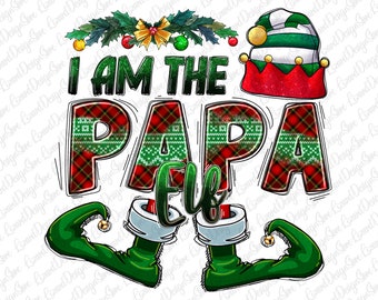 I Am the Mama Elf Png Sublimation Design, Merry Christmas Png, Happy ...