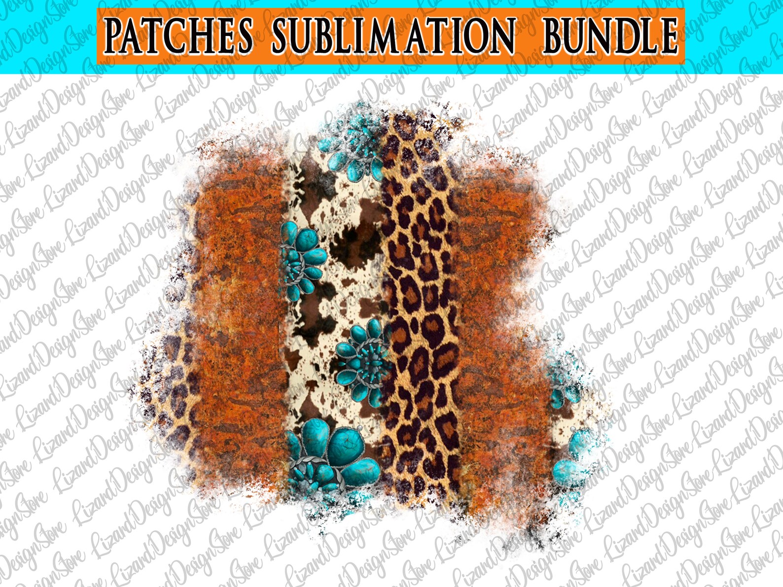 Gemstone Leopard Patch Png Gemstone Png Leopard Png Leopard - Etsy