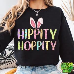 Hippity Hoppity PNG, Easter Bunny Sublimation, Spring Carrot Clipart ...
