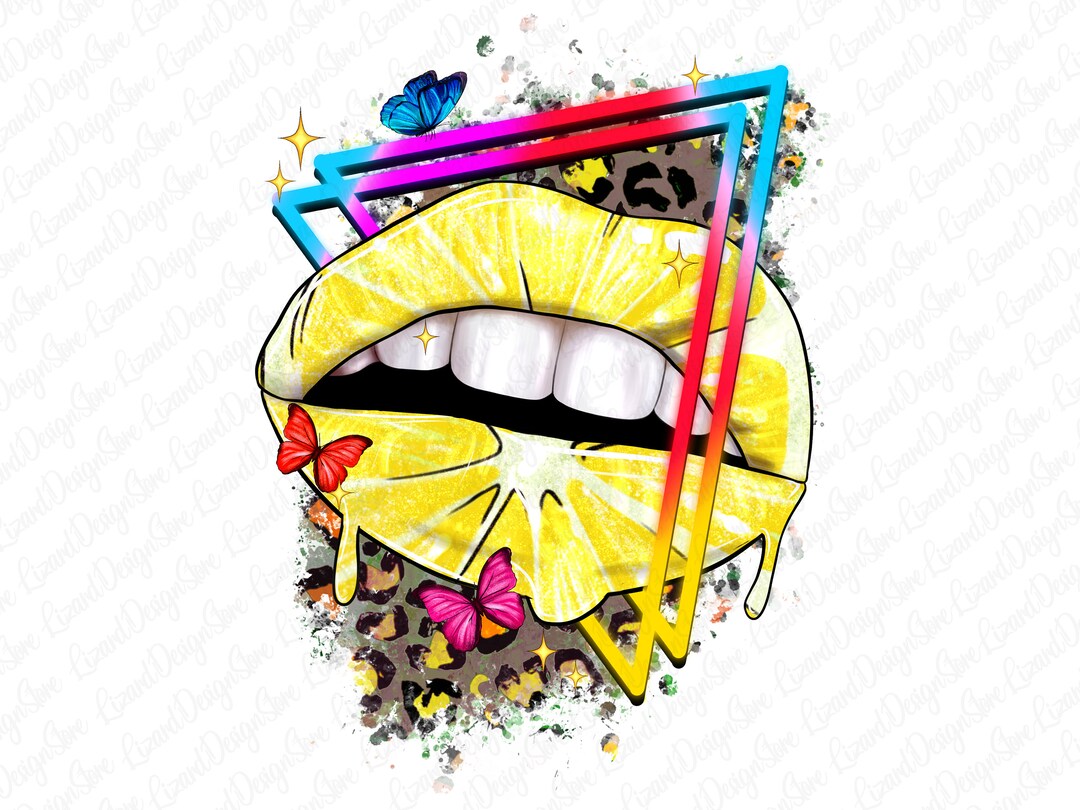 Summer Lemon Lips Png, Summer Lips Png, Summer Png Design, Summer Vibes ...
