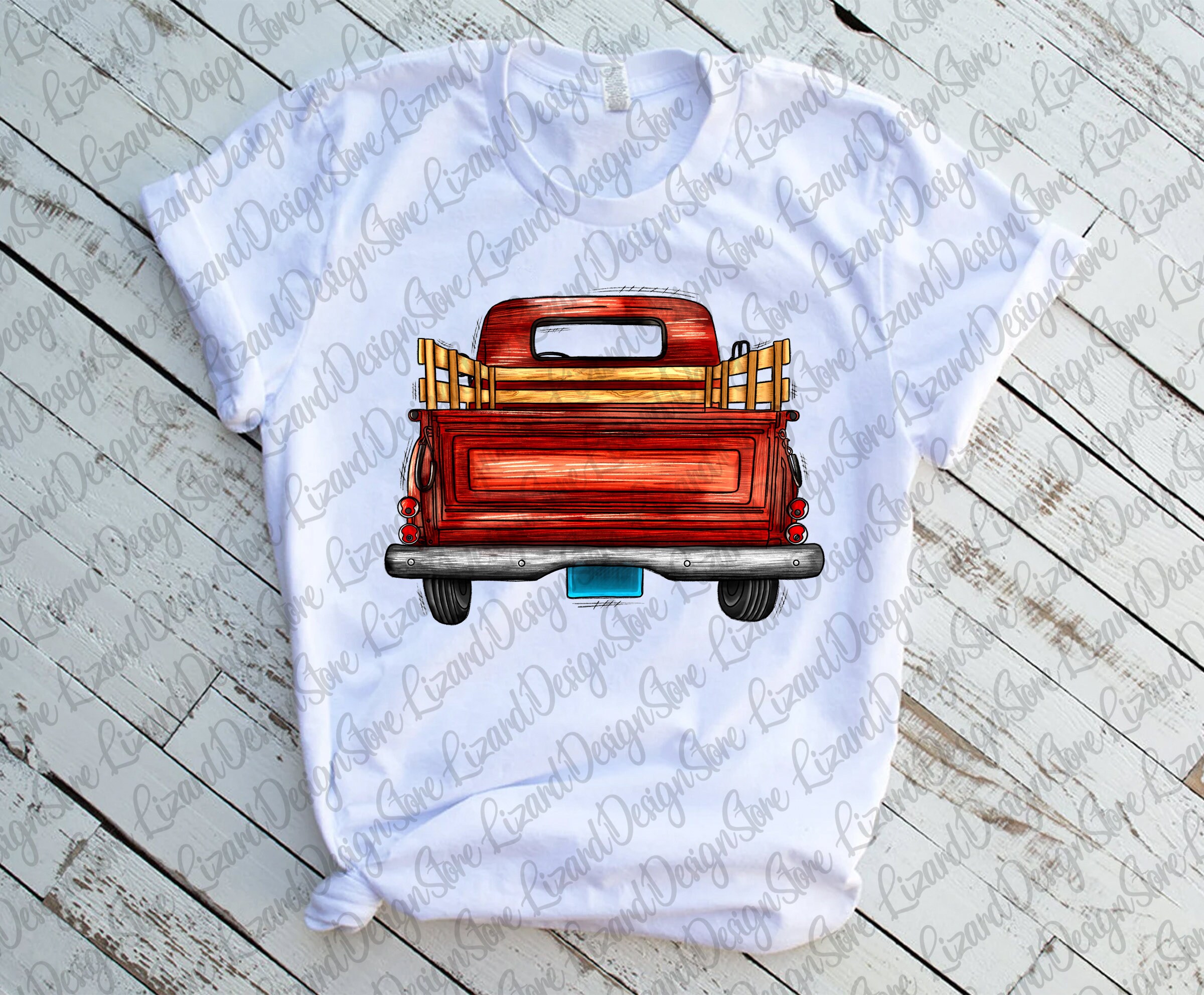 Truck Sublimation Design,vintage Truck Png, Watercolor Truck Png ...