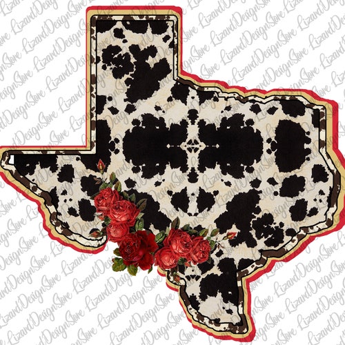 Western Love Texas Map Png Sublimation Design Cowhide Leopard - Etsy