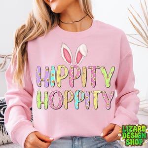 Hippity Hoppity PNG, Easter Bunny Sublimation, Spring Carrot Clipart ...