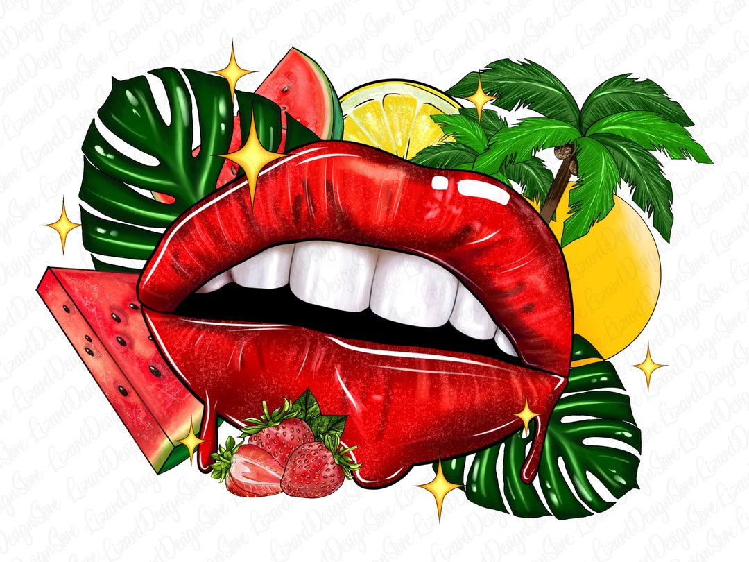 Summer Lips Png, Summer Lips Png Sublimation Design Download,hello ...