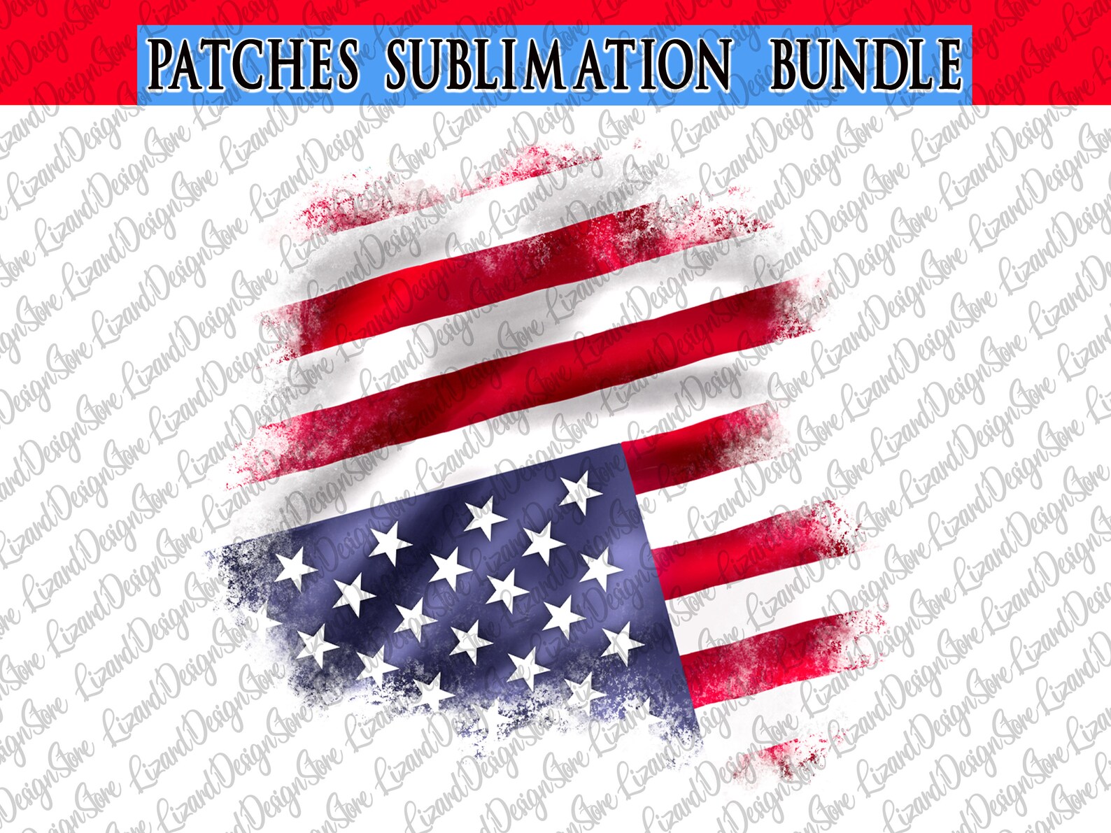 American Flag Patriotic Patches PNG Distressed USA Flag - Etsy