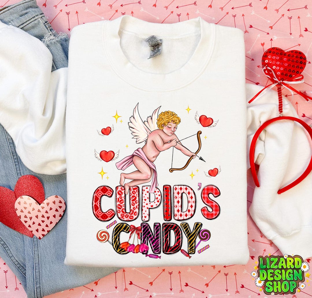 Cupid's Candy Valentine's Day Png Sublimation Design Download, Happy ...
