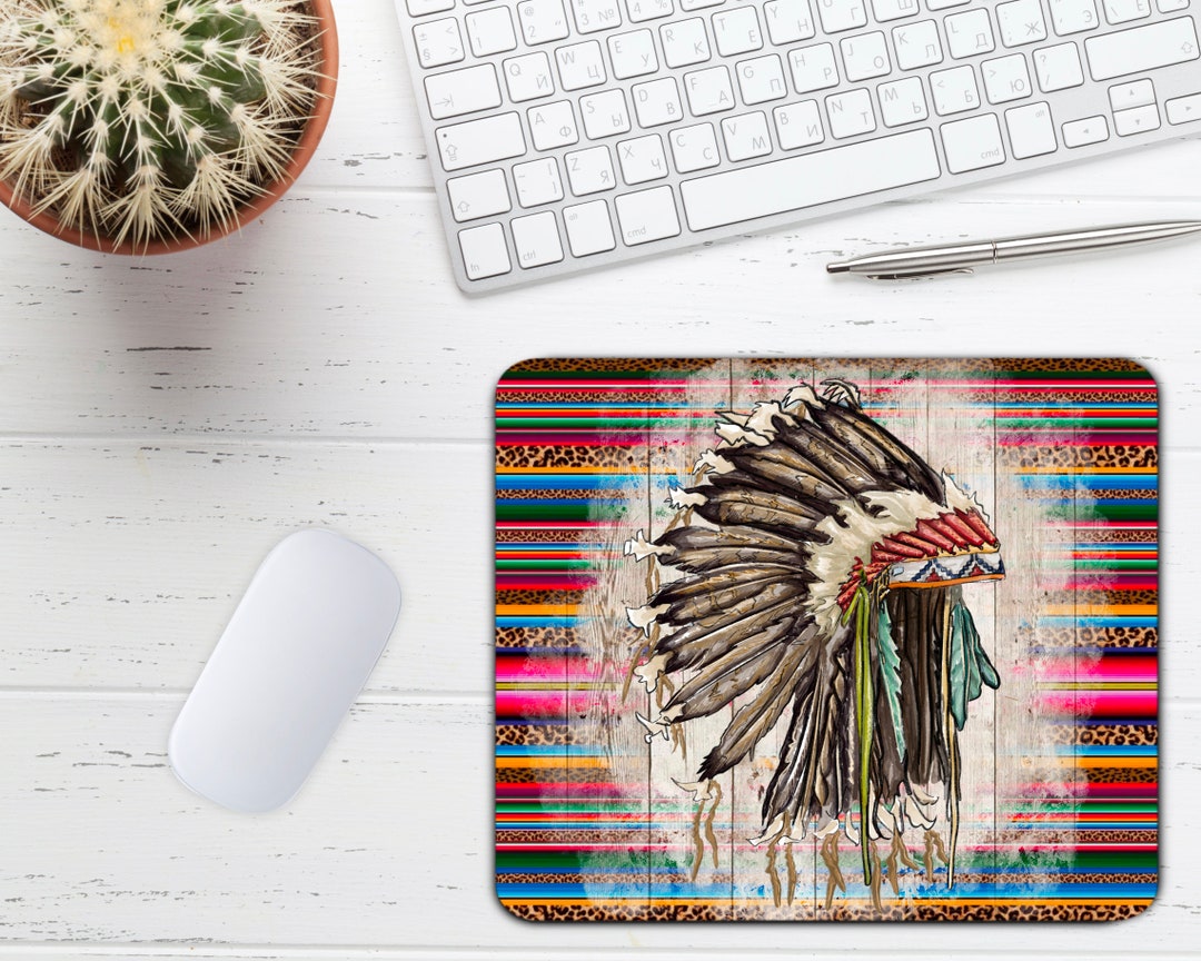 Indian Headdress Mouse Pad Png Indian Headdress Png Serape - Etsy