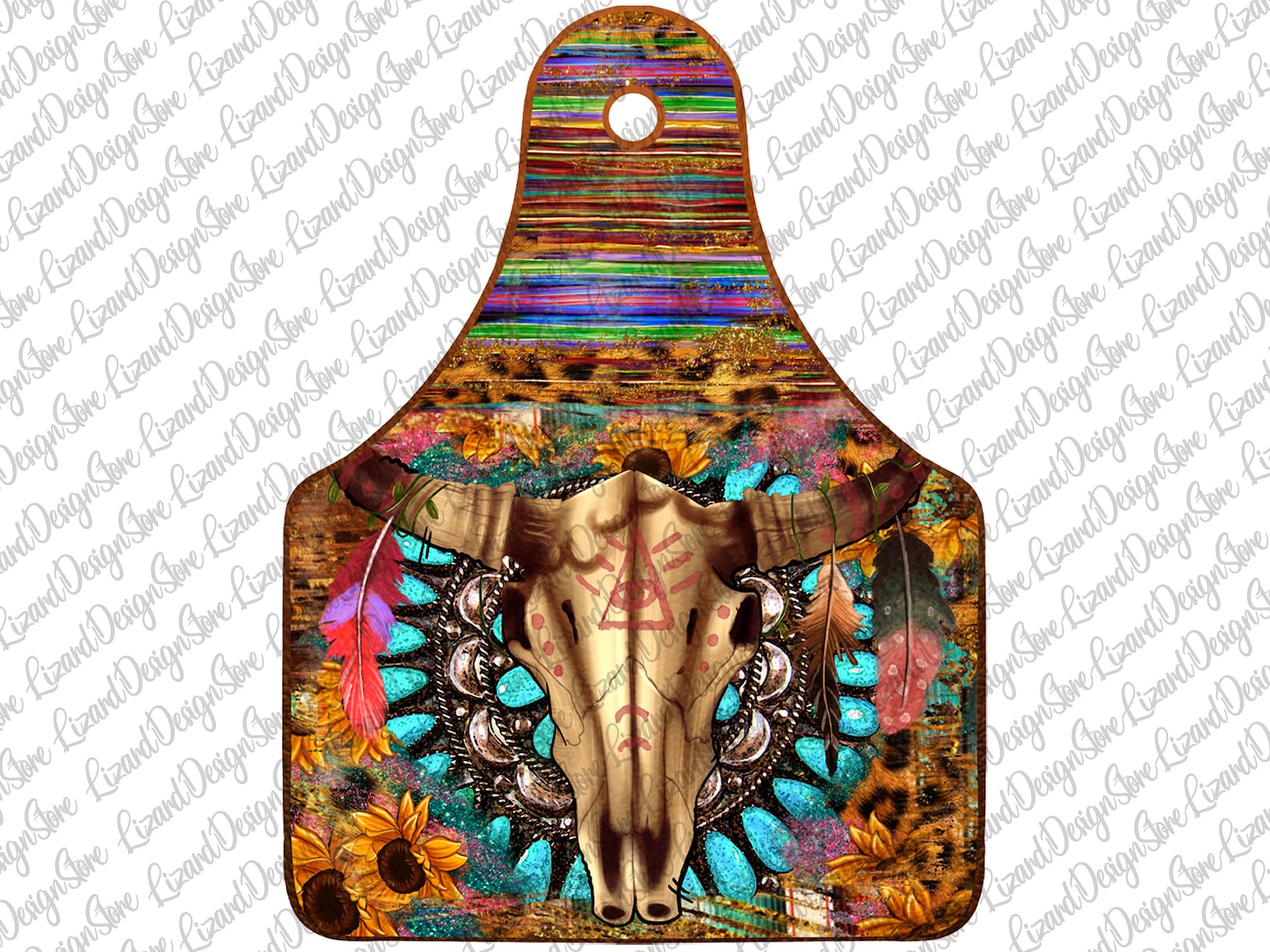 Cow Tag Design Bundle Png,camoflage Cow Tag,western Design, Cow Tag ...