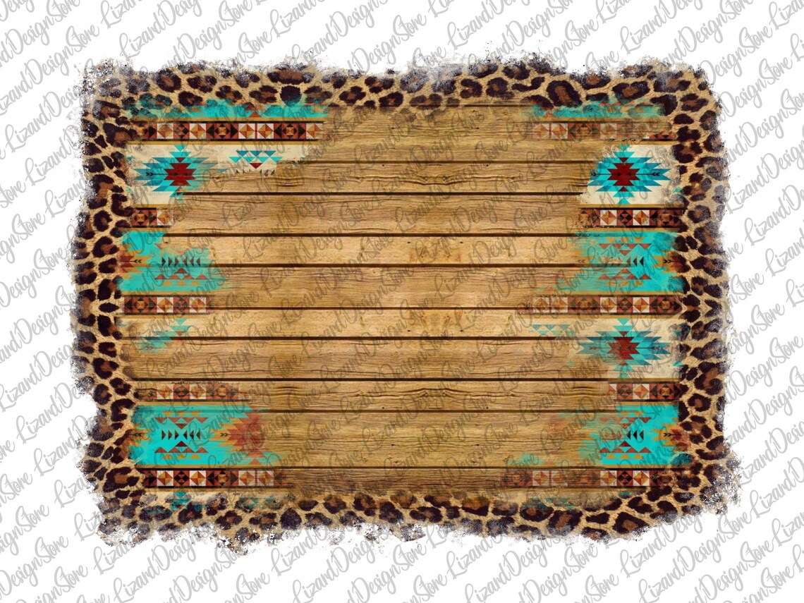 Leopard Serape Background Png Serape Background Png Wood - Etsy