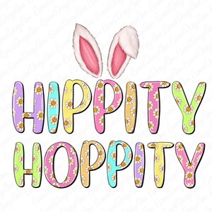 Hippity Hoppity PNG, Easter Bunny Sublimation, Spring Carrot Clipart ...