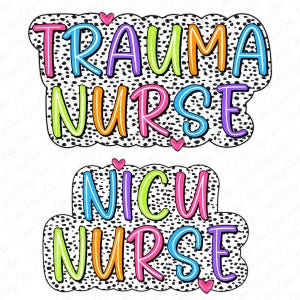 Nurse Dalmatian Bundle Png Sublimation Design Download, Nurse Bundle ...