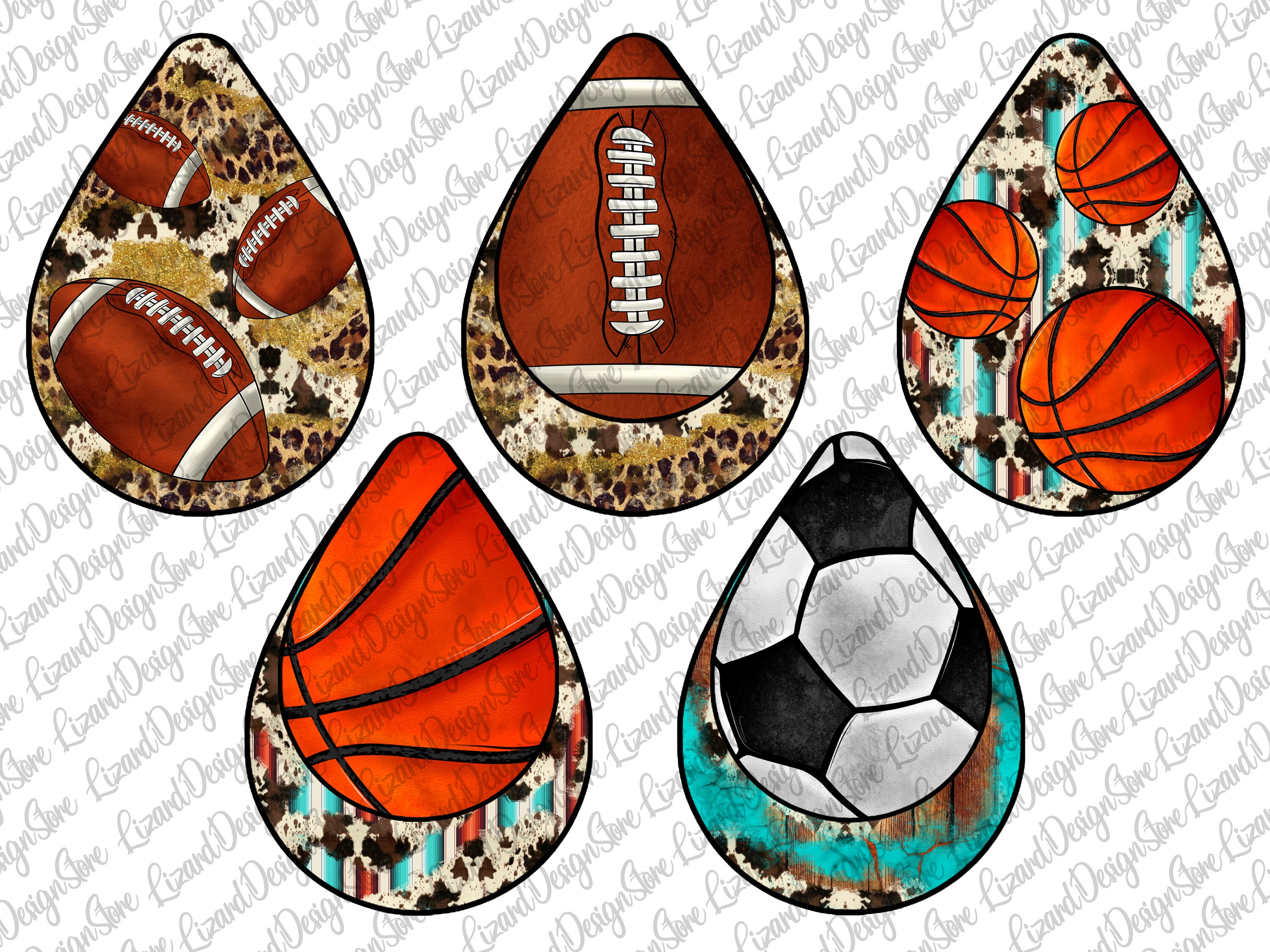 Sport Bundle Teardrop Png File Basketball Teardrop - Etsy