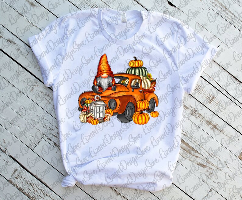 Fall Truck Png Pumpkin Png Truck Png Gnome Png Fall PNG - Etsy