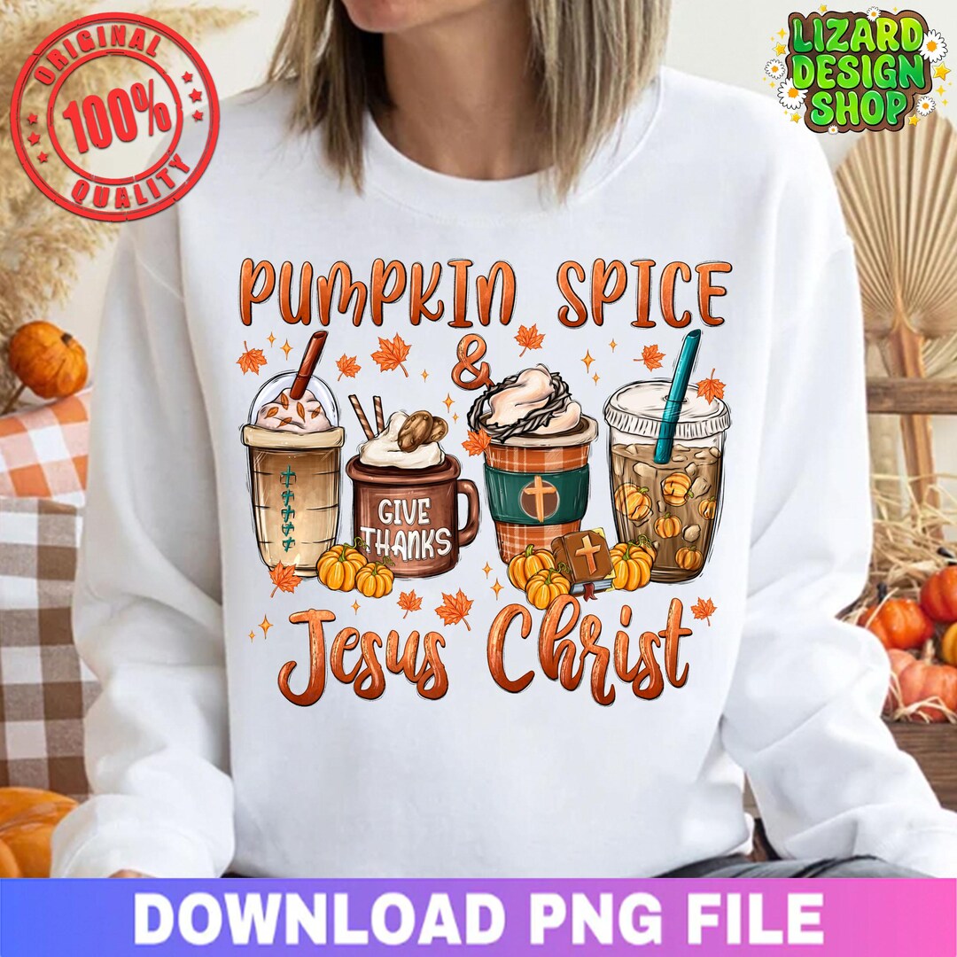 Pumpkin Spice Jesus Christ Png, Jesus Christ Pumpkin Spice Png,pumpkin ...