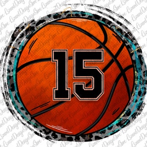 Basketball Number Bundle Design, Basketball Number Png, 5, 10, 15, 20 ...