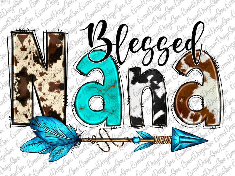 Blessed Nana Png Western Blessed Nana Png Western Png - Etsy