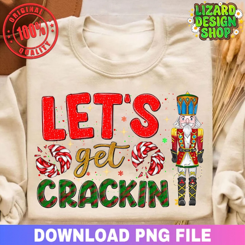 Let's Get Crackin PNG, Nuts About Christmas Png, Nutcrackers Png for ...