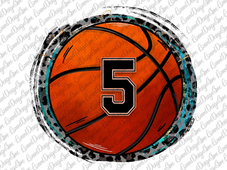 Basketball Number Bundle Design Basketball Number Png 5 10 - Etsy